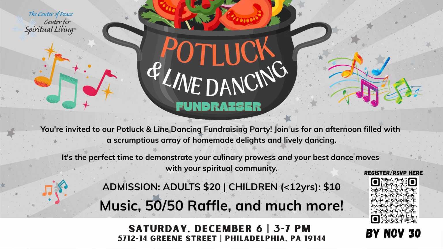 Potluck & Line Dance Party 2025 | The Center of Peace, Center for ...